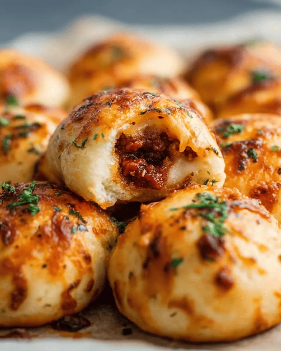 Chili Pizza Dough Balls