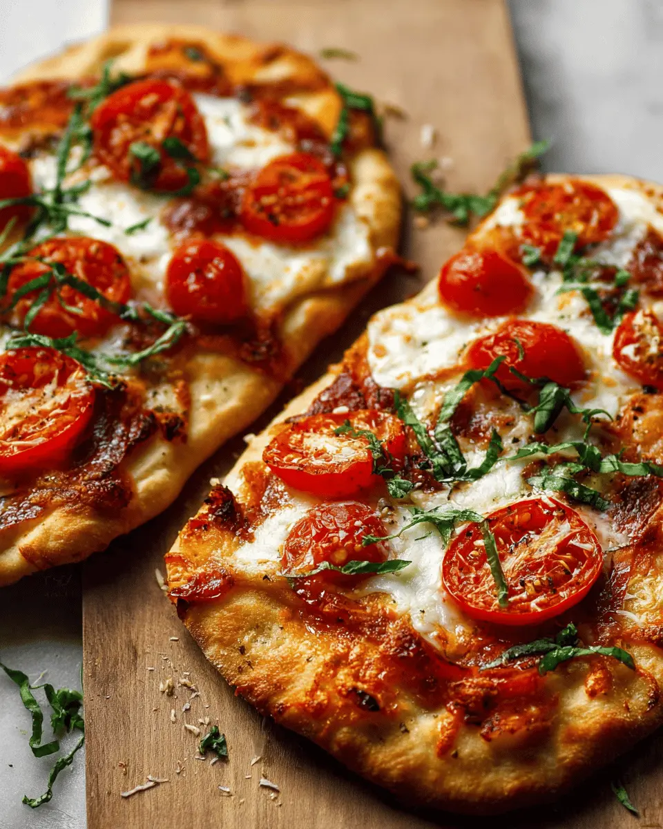 homemade flatbread pizza