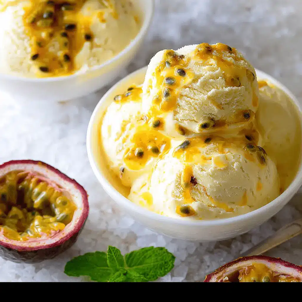 passion fruit ice cream recipe