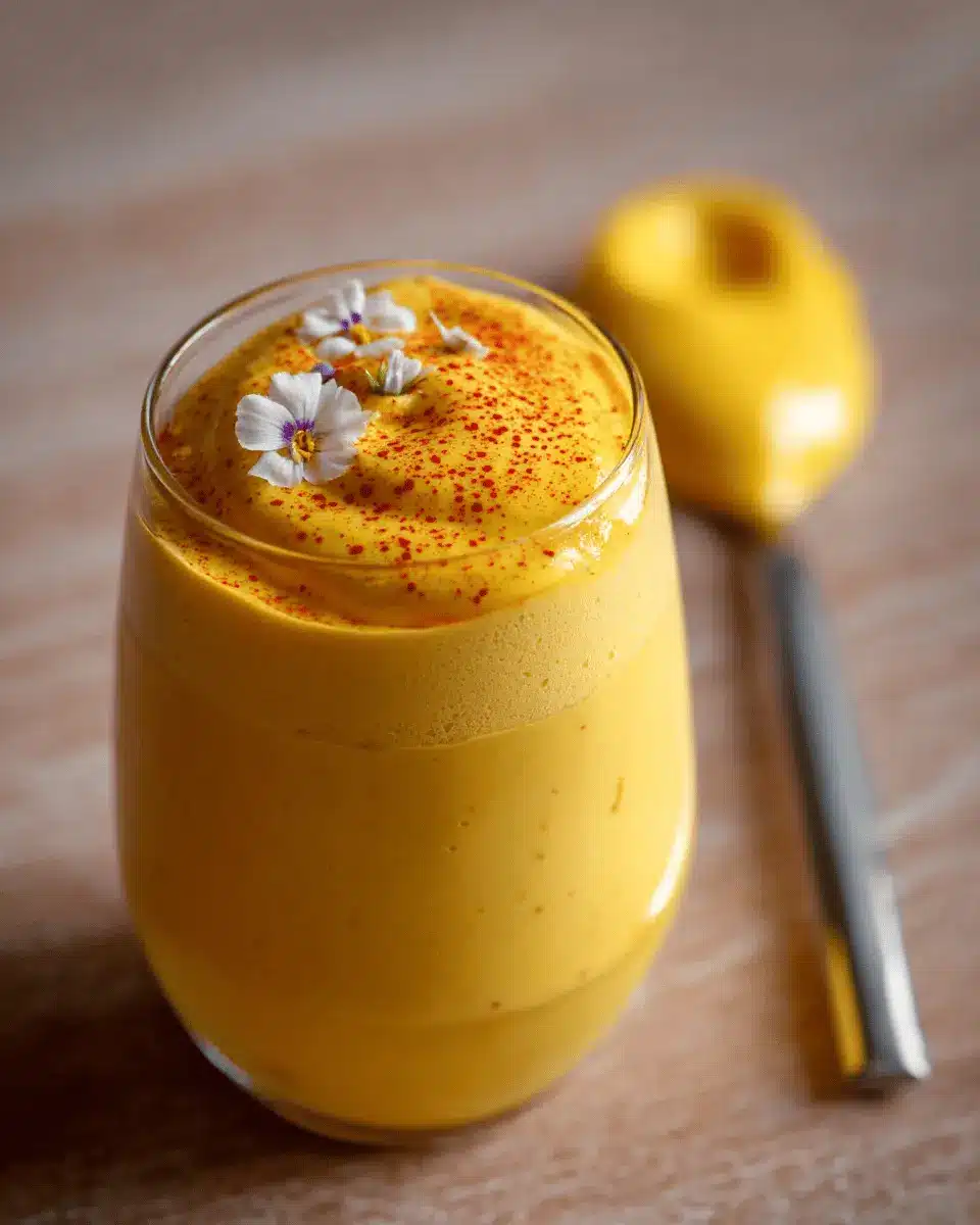 mango mousse